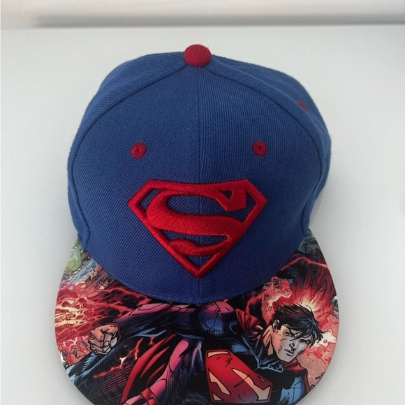 Six Flags | Accessories | Superman Six Flags Marvel Snapback Cap Hat ...